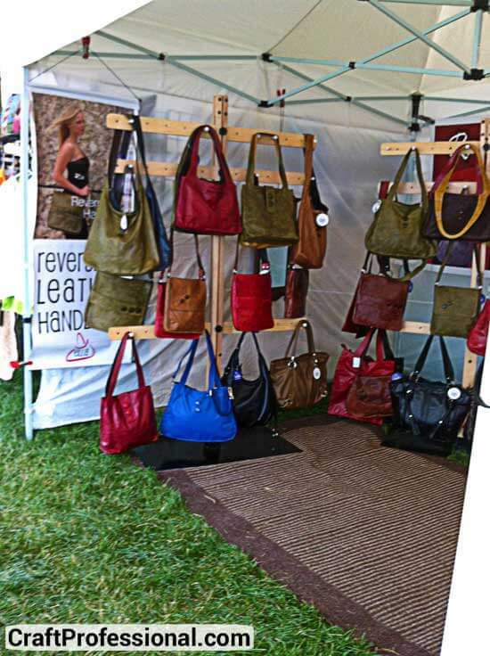 Accessories Display Booths - 13 Purse and Hat Craft Show Booth Photos
