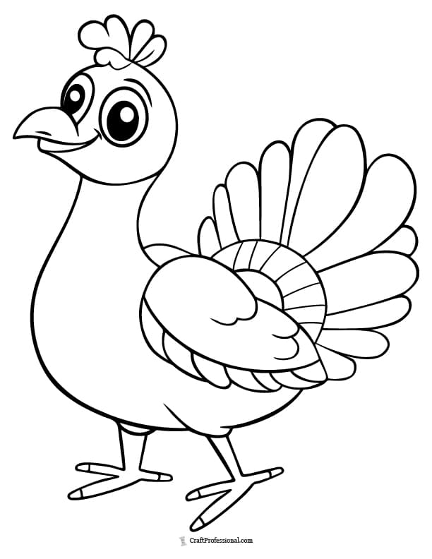 Turkey Coloring Thanksgiving Turkey Coloring Pages For Kids (Free