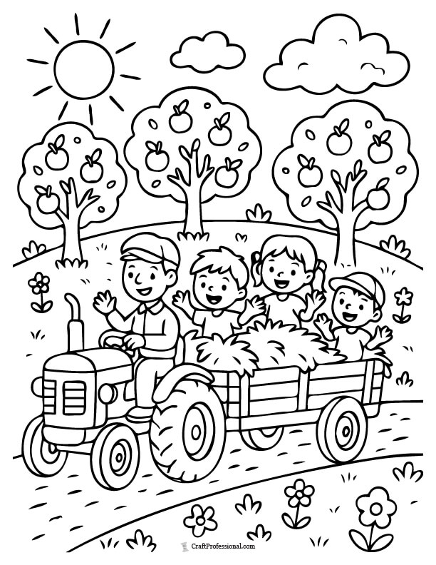 63 Free Fall Coloring Pages for Kids & Adults to Print
