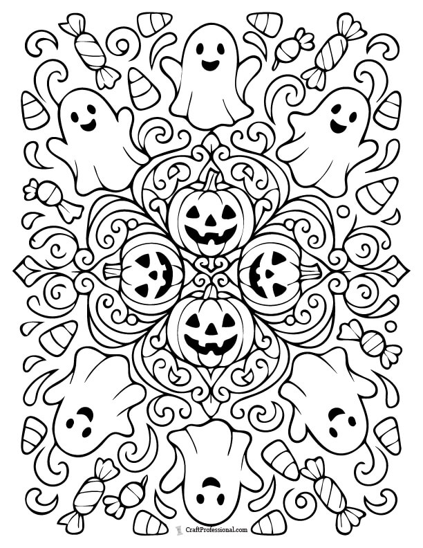 Detailed Pattern Coloring Pages