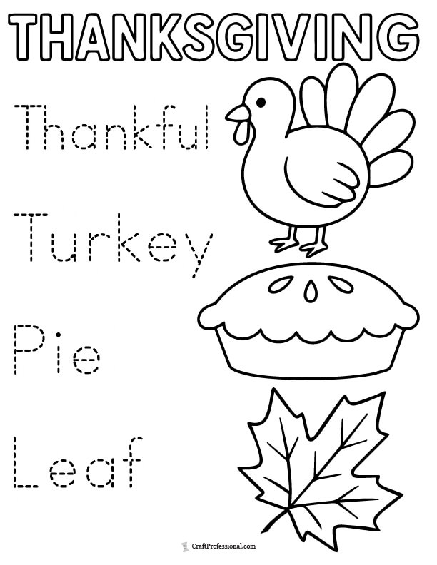 60+ Free Thanksgiving Coloring Pages - Printables for Kids & Adults