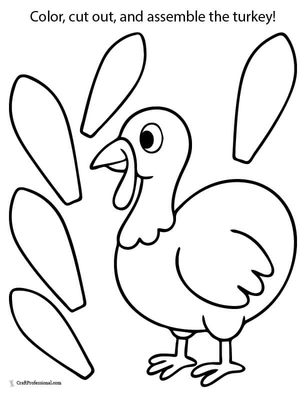 Turkey Coloring Pages - 50+ Thanksgiving Printables for Kids & Adults